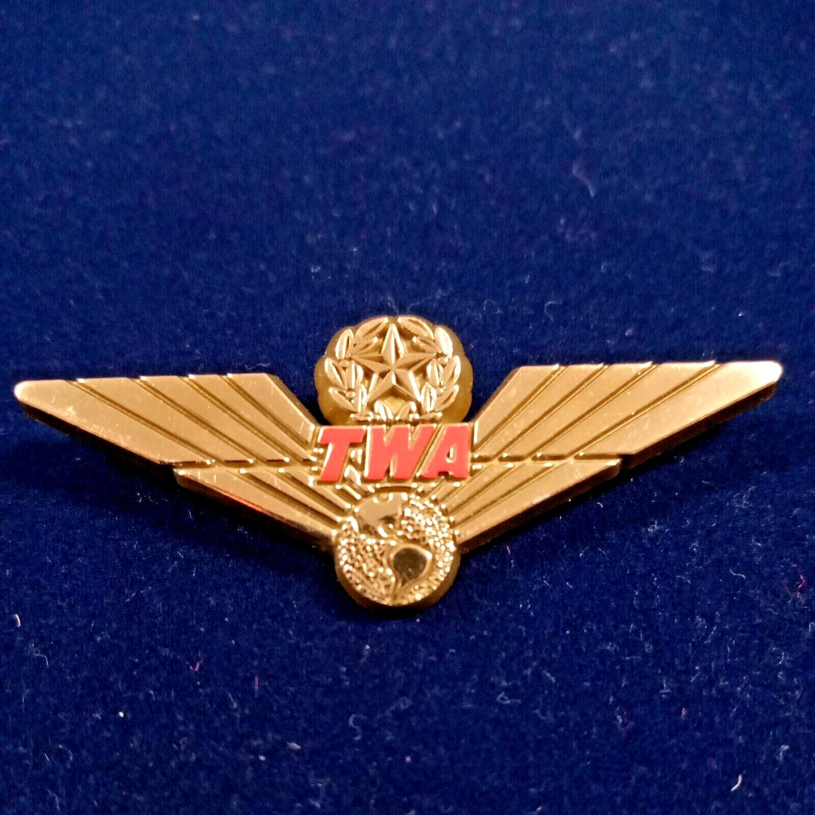 Vintage Stoffel Seals Pin TWA Jr Pilot Wings Pat Pending (FC 93/4 D567 ...