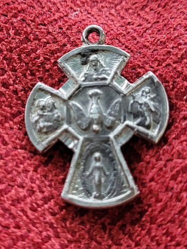 Catholic Seven Way Medal Solid Sterling Silver | eBay