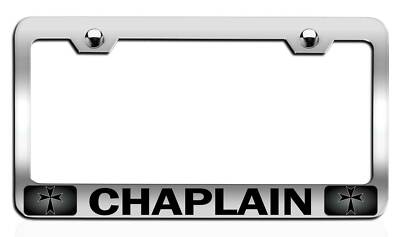 CHAPLAIN Christianity Steel License Plate Frame Car SUV | eBay