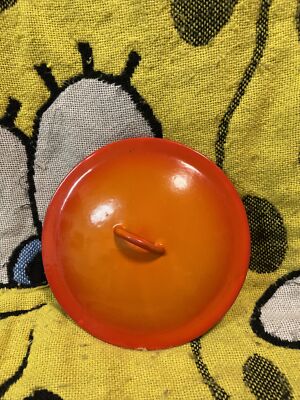 VTG Descoware Belgium Flame Cast Iron Replacement Lid FE 18 Orange ...