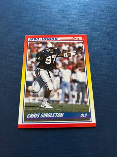 1990 Score Football Chris Singleton Rookie Card #290 Set Break NM-MT | eBay