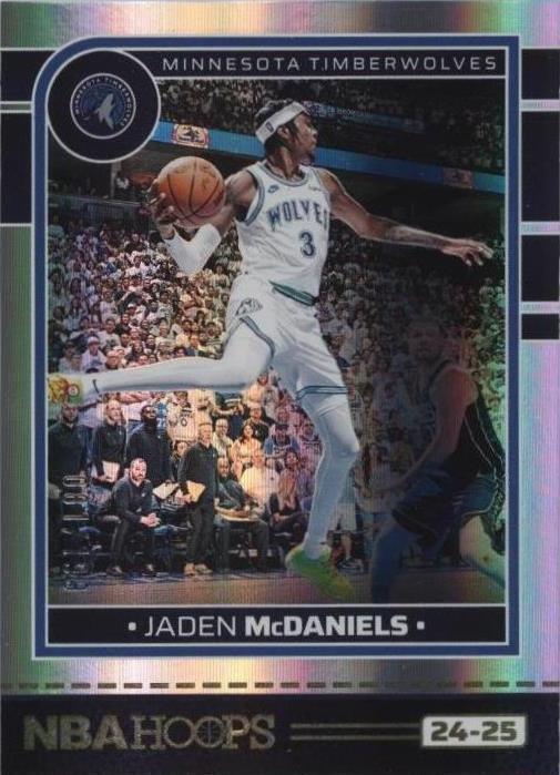 2024-25 Panini Nba Hoops - Jaden McDaniels #6 Premium Box Set /199 for ...
