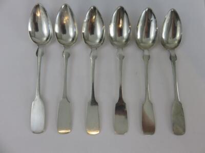 6pc Antique German 750 Silver Teaspoons 1863 Five O'clock Spoons 12 ...
