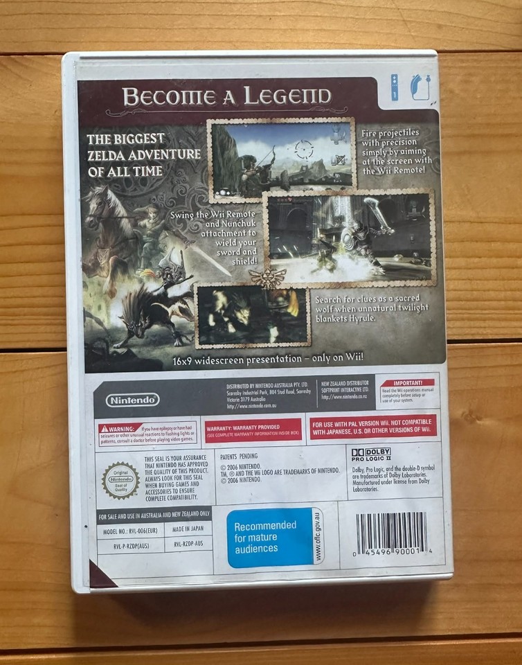 The Legend of Zelda: Twilight Princess (Nintendo Wii) Video Game | eBay ...