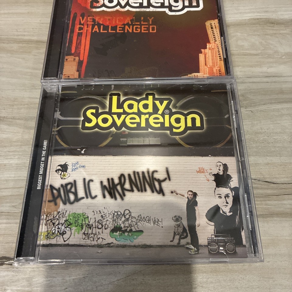 Lady Sovereign 2 CD LOT Vertically Challenged & Public Warning (edited ...