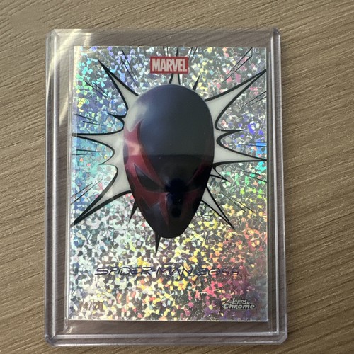2025 Topps Chrome Marvel Spider-Man 2099 Mask Off 14/20 | eBay