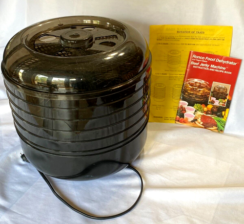 Ronco Food Dehydrator, Beef Jerky &Yogurt Maker; Instructions/Recipes ...