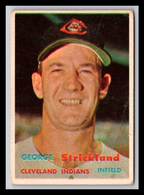 1957 Topps #263 George Strickland PR-FR w/Defect(s) | eBay