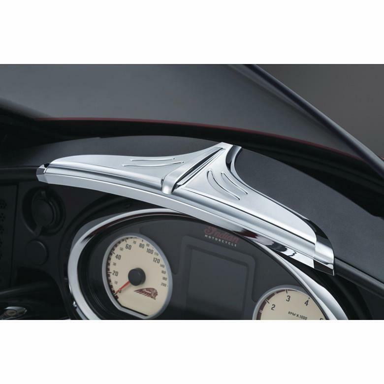 Kuryakyn - 6962 - Tri-Line Top Dash Accent, Chrome for sale online | eBay