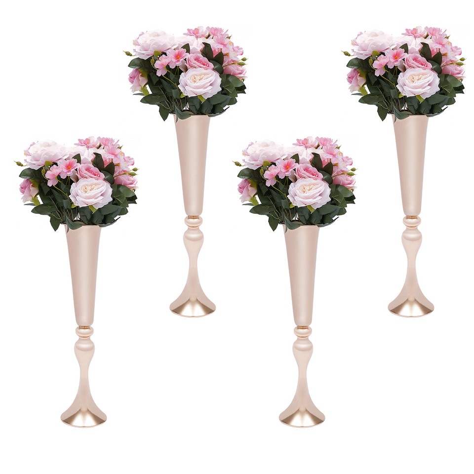 4Pcs Wedding Centerpieces Props Flower Vases Table Event Party Stage ...