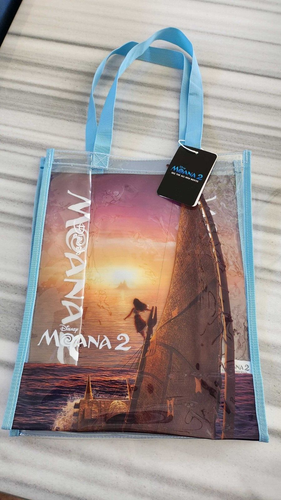 Disney MOANA 2 Reusable Plastic Shopping Tote Bag * BRAND NEW with Tag ...