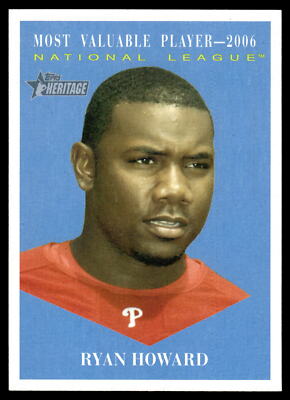 2010 Topps Heritage #479 Ryan Howard Card | eBay