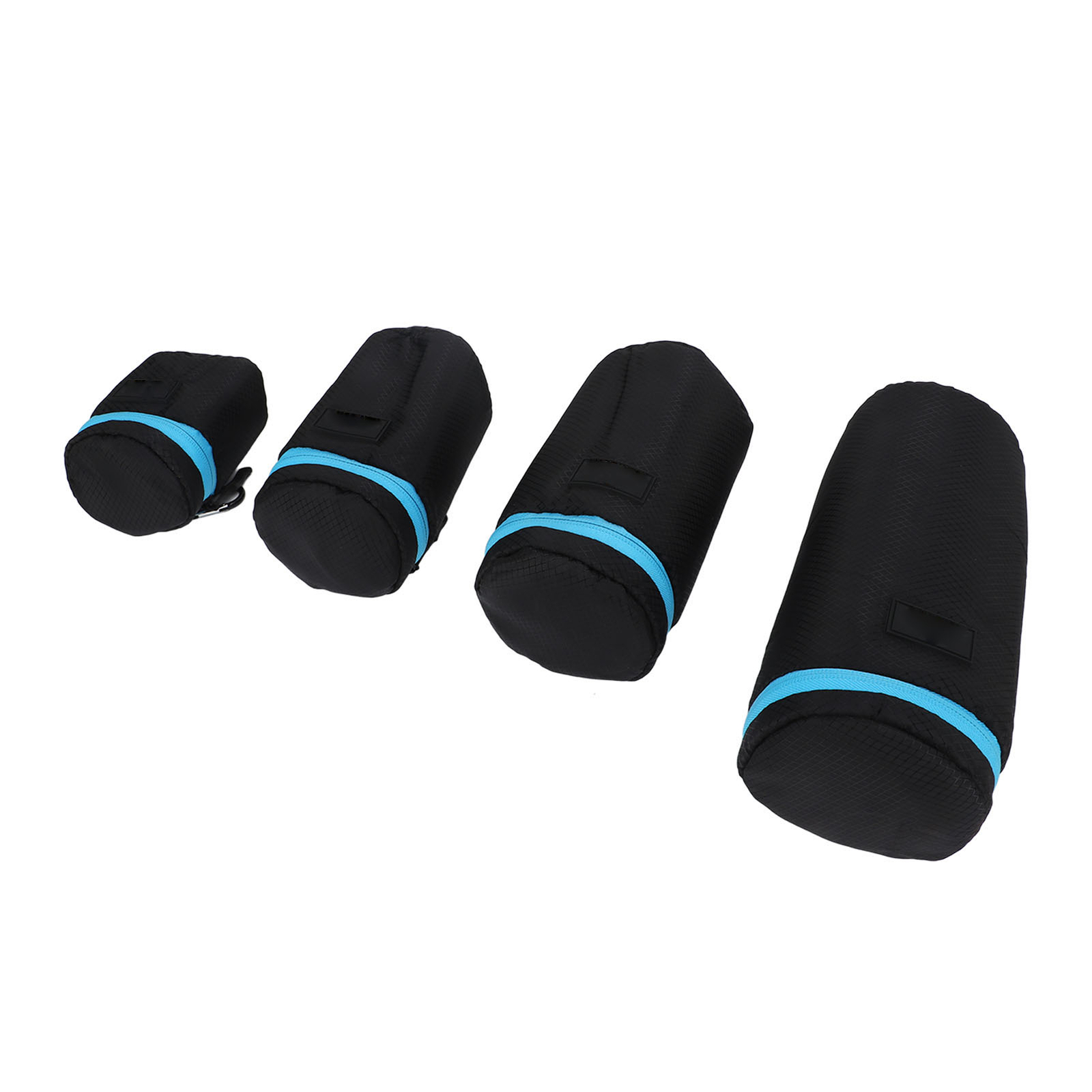4Pcs DSLR Camera Lens Pouch Neoprene Waterproof Lens Bag Case With ...