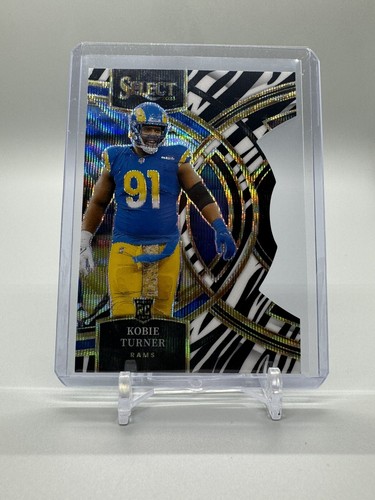 2023 Panini Select Kobe Turner Premier Level Die-Cut Zebra Rams | eBay