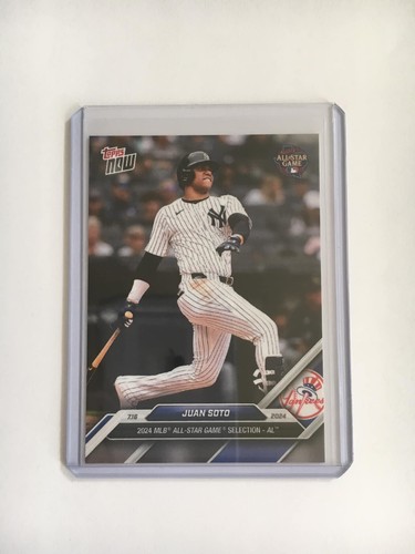 2024 TOPPS MLB NOW #ASG-JS JUAN SOTO ALLSTAR SELECTION NEW YORK YANKEES ...
