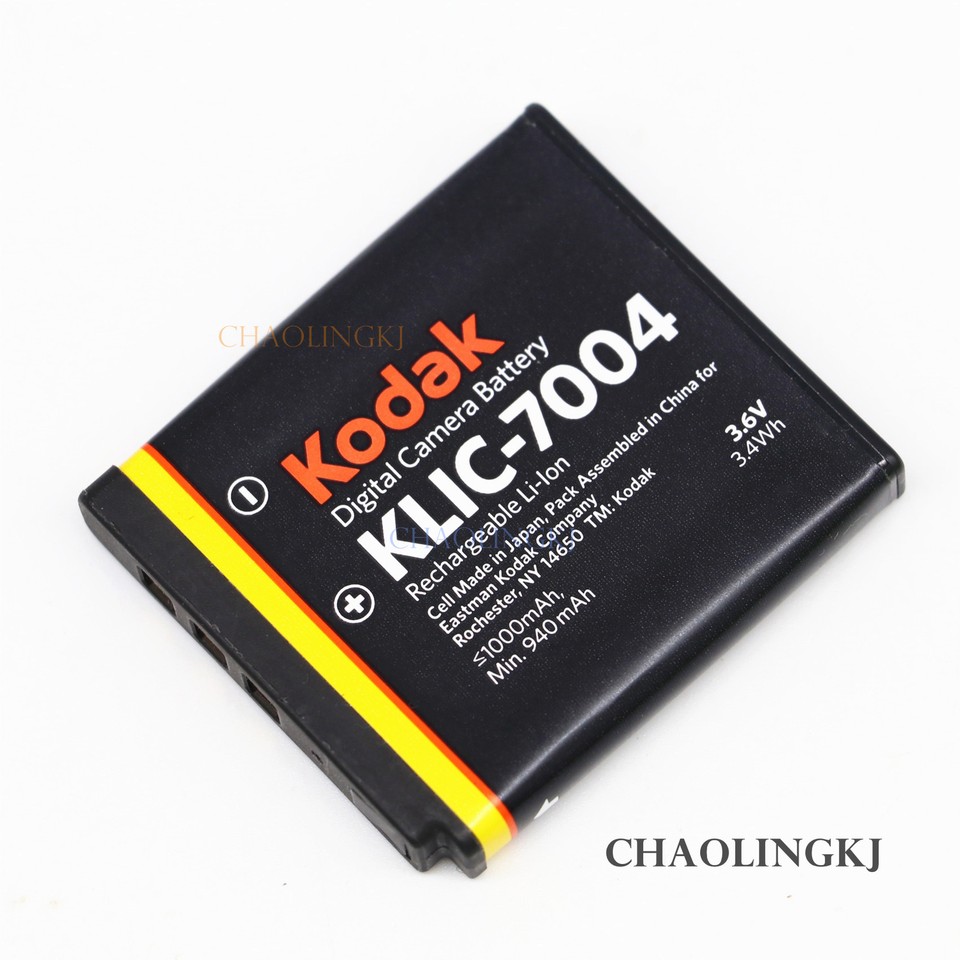 New Original Kodak KLIC-7004 Battery For EasyShare Zi8 Zx3 M1033 M1073 ...