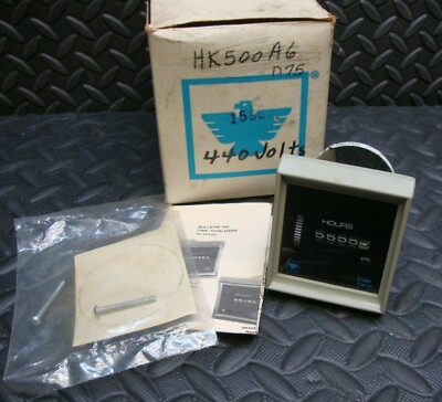 Used Eagle Signal HK510D6 Hour Meter Time Totalizing Counter Indicator ...