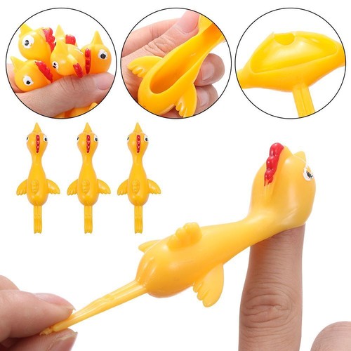 Toy TPR Joke Toys Kids Toys Flying Rubber Chicken Stretchy Turkey ...