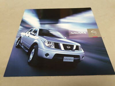 2005 NISSAN NAVARA Australian Sales Brochure | eBay