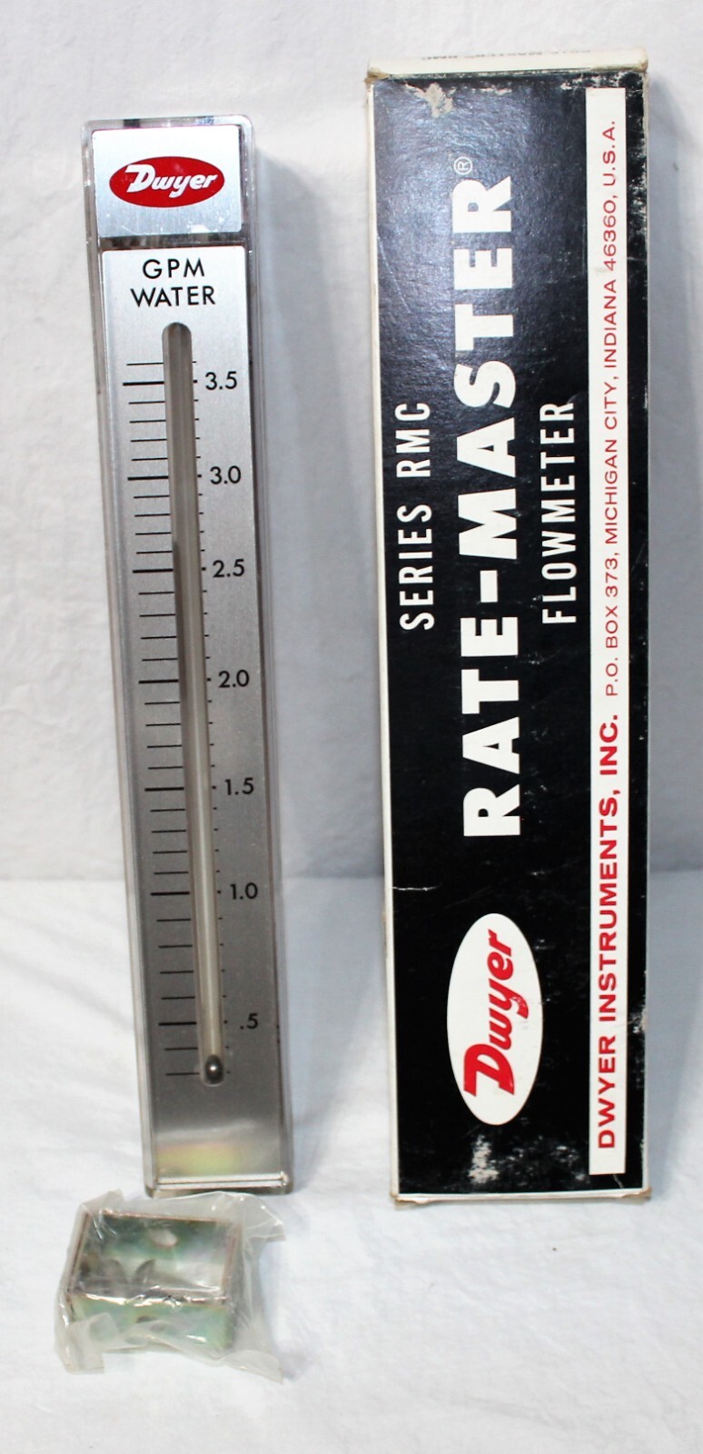 Dwyer RMC-143 Rate-master Variable Area Flow Meter 0.5-4 gpm 1/2in Npt ...