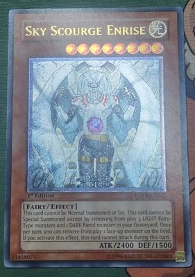 Yu-Gi-Oh! Sky Scourge Enrise - FOTB-EN021 - Ultimate Rare - 1st Edition ...