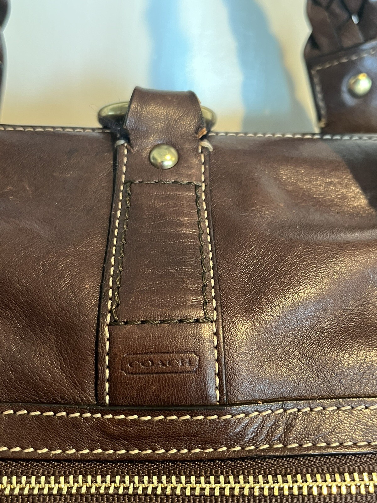 Coach Daphne Legacy Doctors Satchel Mahogany Brown 35… - Gem