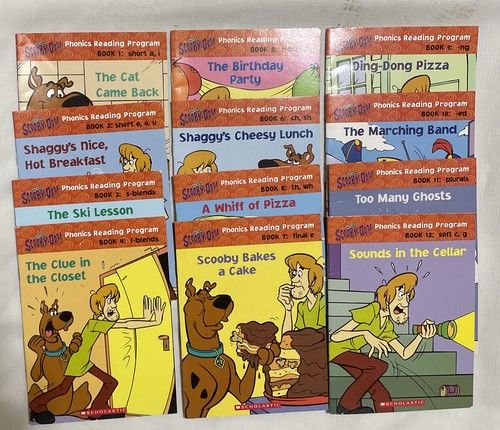 Scooby-Doo Phonics Reading Program (12 Lightly USED Books & 15 NEW ...