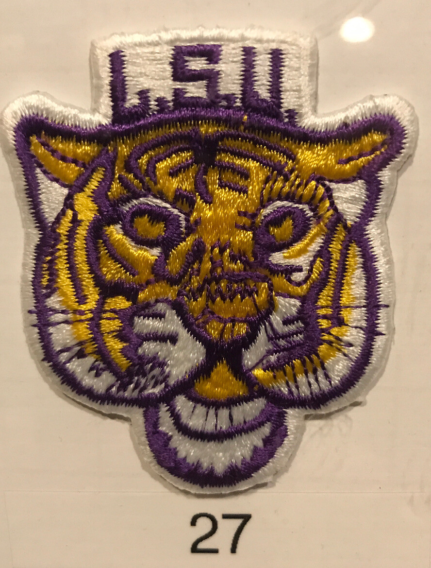 LOUISIANA STATE University LSU TIGERS ~ VTG NEW Embroidered Patch NCAA ...
