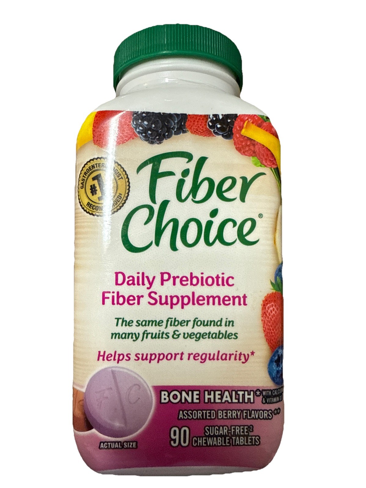 1 Fiber Choice Daily Prebiotic Fiber Supplement (90 Tabs) 02/24 ...