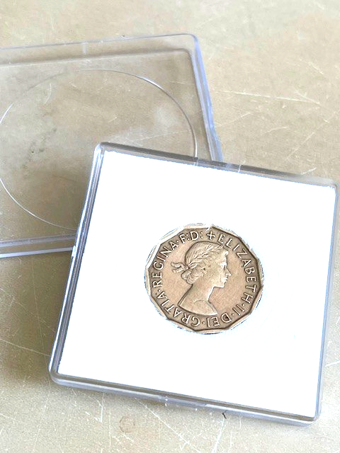 Unusual 60th Birthday Gift-1966 British UK Birth THREEPENCE - Present ...