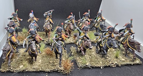 French Chasseurs A Cheval of The Guard 28mm Victrix Miniatures Painted ...