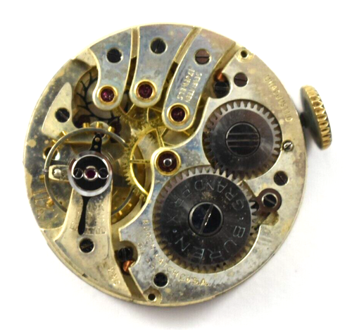 Vintage Buren Grand Prix Manual Wind 17J 25.84mm Wrist Watch Movement ...