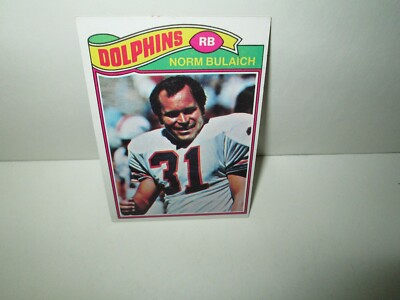 NORM BULAICH 1977 FOOTBALL CARDTopps #134 Colts MIAMI DOLPHINS RB Exc ...