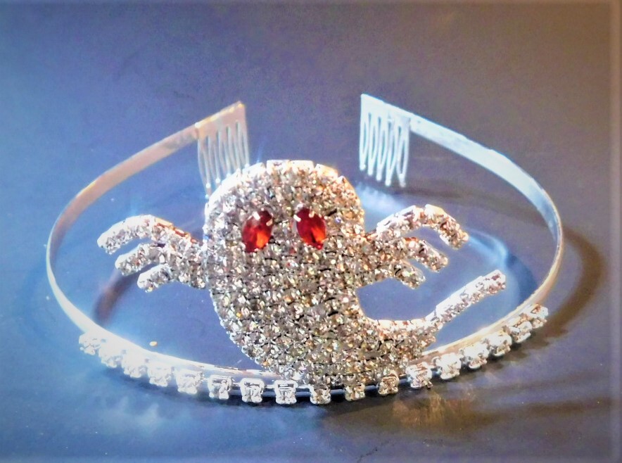 GORGEOUS Halloween GHOST RHINESTONE Tiara | eBay