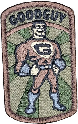 MSM GOODGUY MILSPEC MONKEY GOOD GUY TACTICAL FOREST HOOK MORALE PATCH | eBay