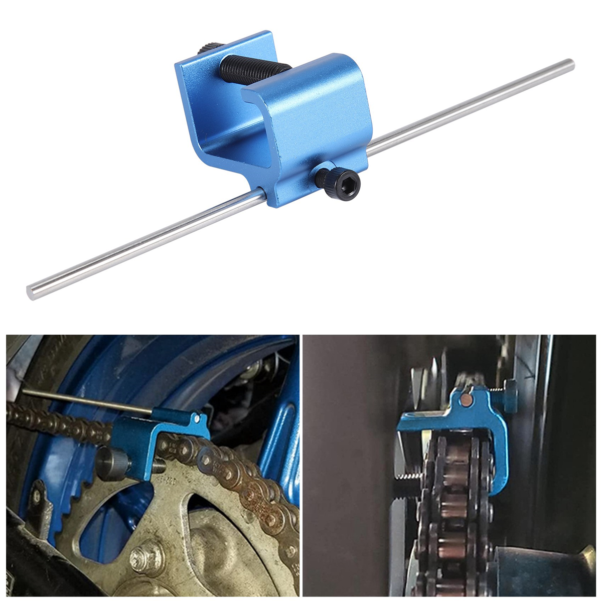 Universal Chain Alignment Tool 08-0048 for Motorcycle ATV Bike Sprocket ...