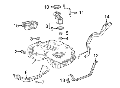 GM Fuel Pump Control Module Part# 13540029 Replaces 13531876 13526239 ...