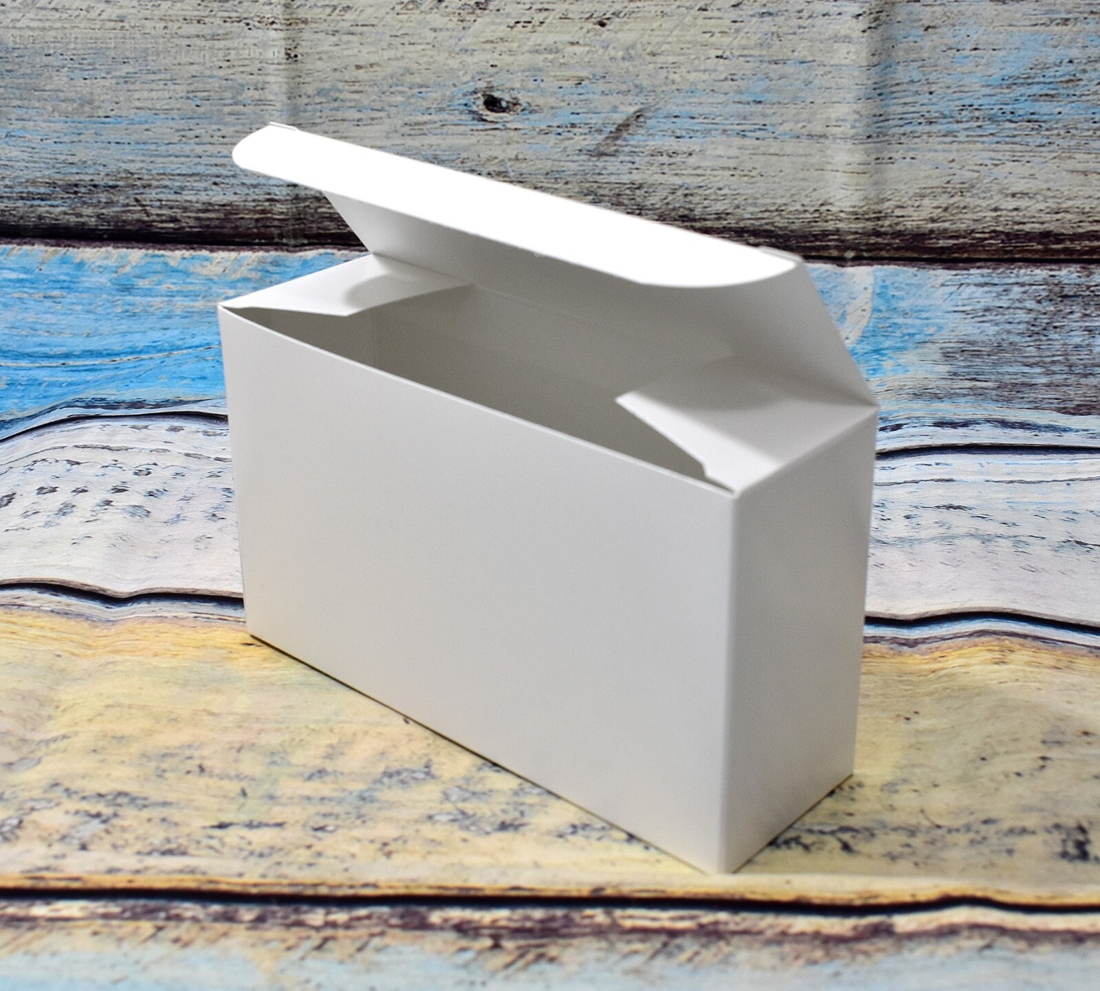 30 Pack - White Gift Boxes With Lids 7x4x2" Fold And Tuck Gloss NEW | eBay