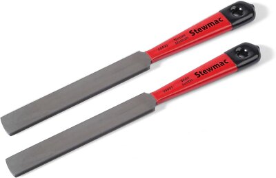 StewMac Double-edge Fret Files, Set of 2 (1 for Narrow/Medium Fretwire ...