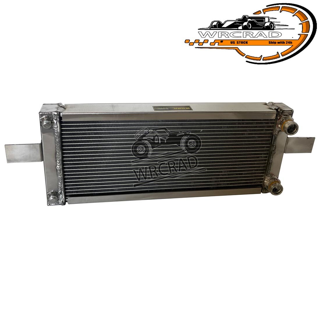 2-Rows Universal Pocket Tucked Aluminum Radiator Fit Honda Civic CRX ...