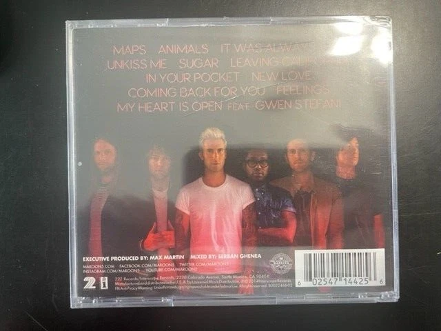 Maps Maroon 5 Album Cover