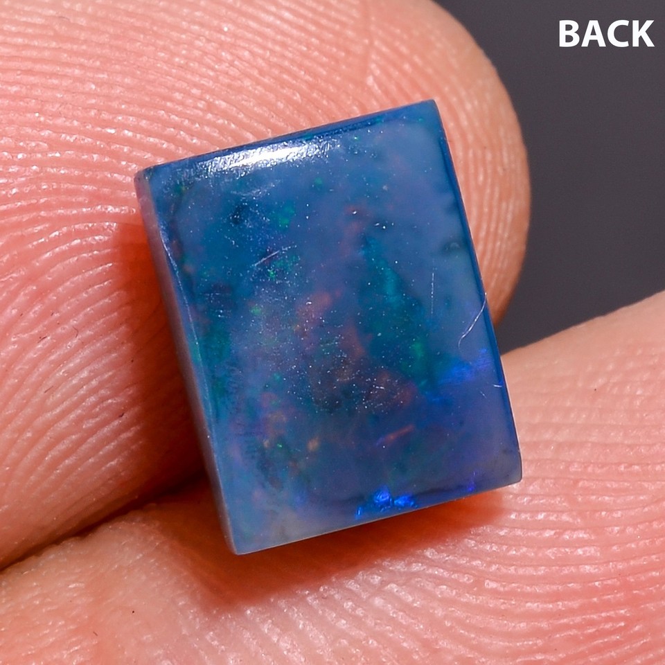 (06X08X04 MM) 2.10 Carat. NATURAL BLACK ETHIOPIAN OPAL OCTAGON SHAPE ...