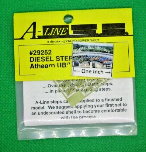 A-Line HO #29252 Diesel Steps, Athearn UB/UC, Brass - Details Below | eBay