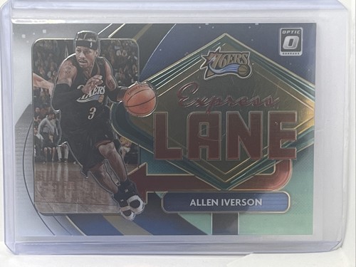 Philadelphia 76ers - Allen Iverson - 20/21 Donruss Optic - Express Lane ...