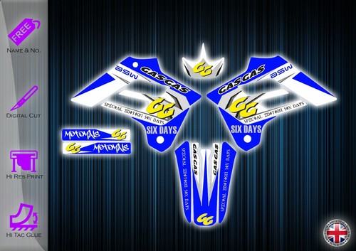 Gas Gas EC 125 - 200 - 250 - 300 Sticker kits, gas gas ec graphics kit ...