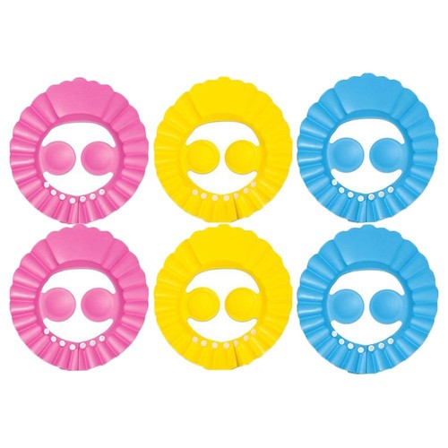 Adjustable Portable Baby Shower Caps Bath Visor Shampoo Hat Wash Hair ...