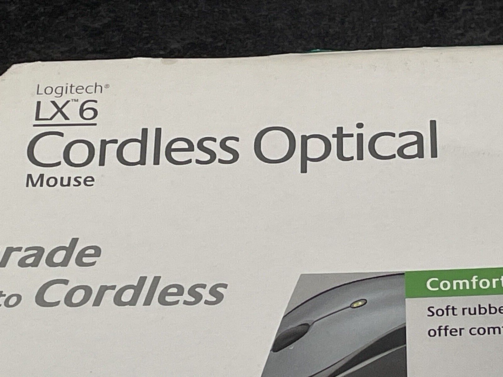 Logitech LX6 Cordless Optical Mouse High Definition New in Open Box | eBay