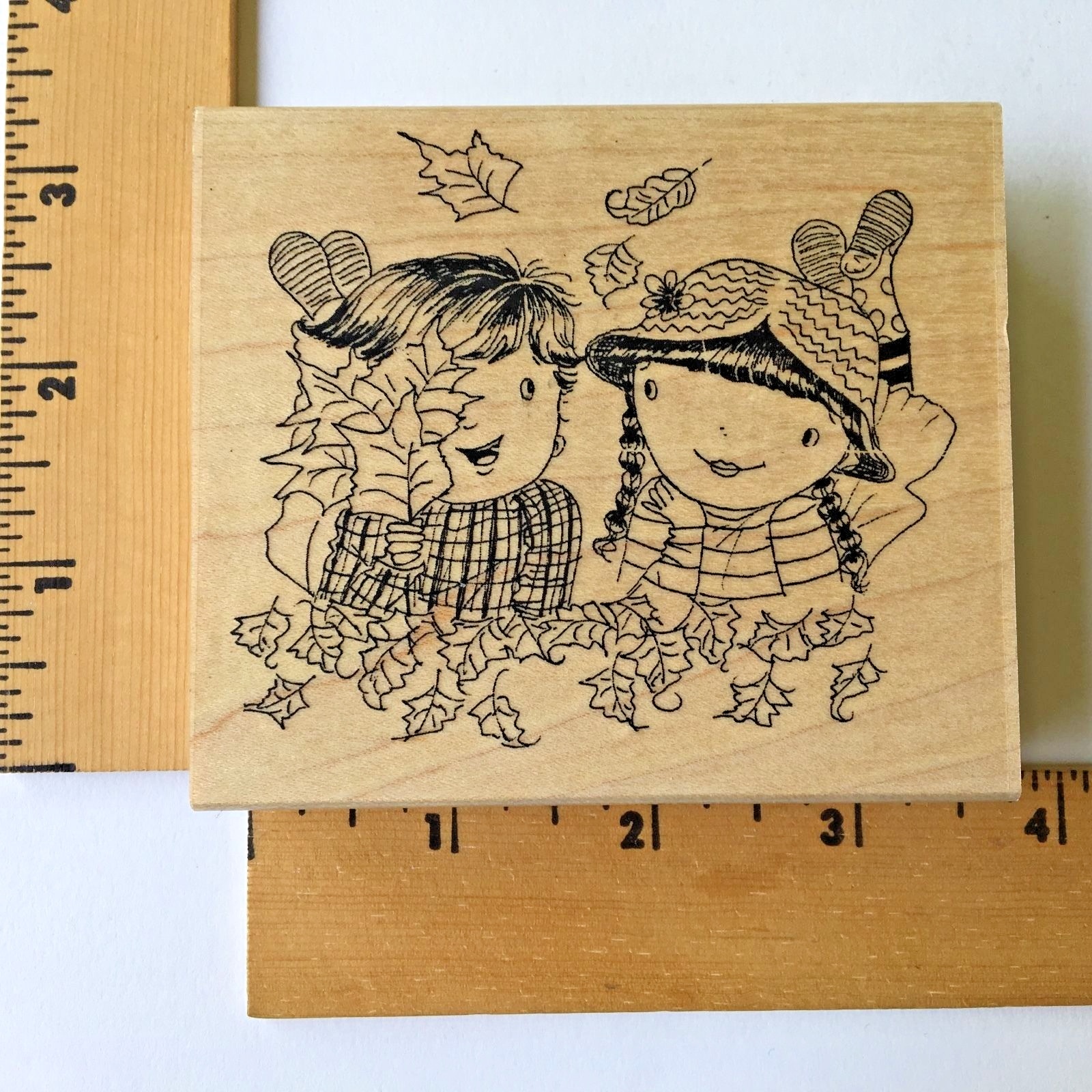 Impression Obsession Rubber Stamp - Fall Friends E11007 - NEW | eBay