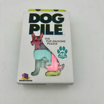Brainwright Dog Pile the Pup Packing Puzzle Game Multi-Colored 48 ...