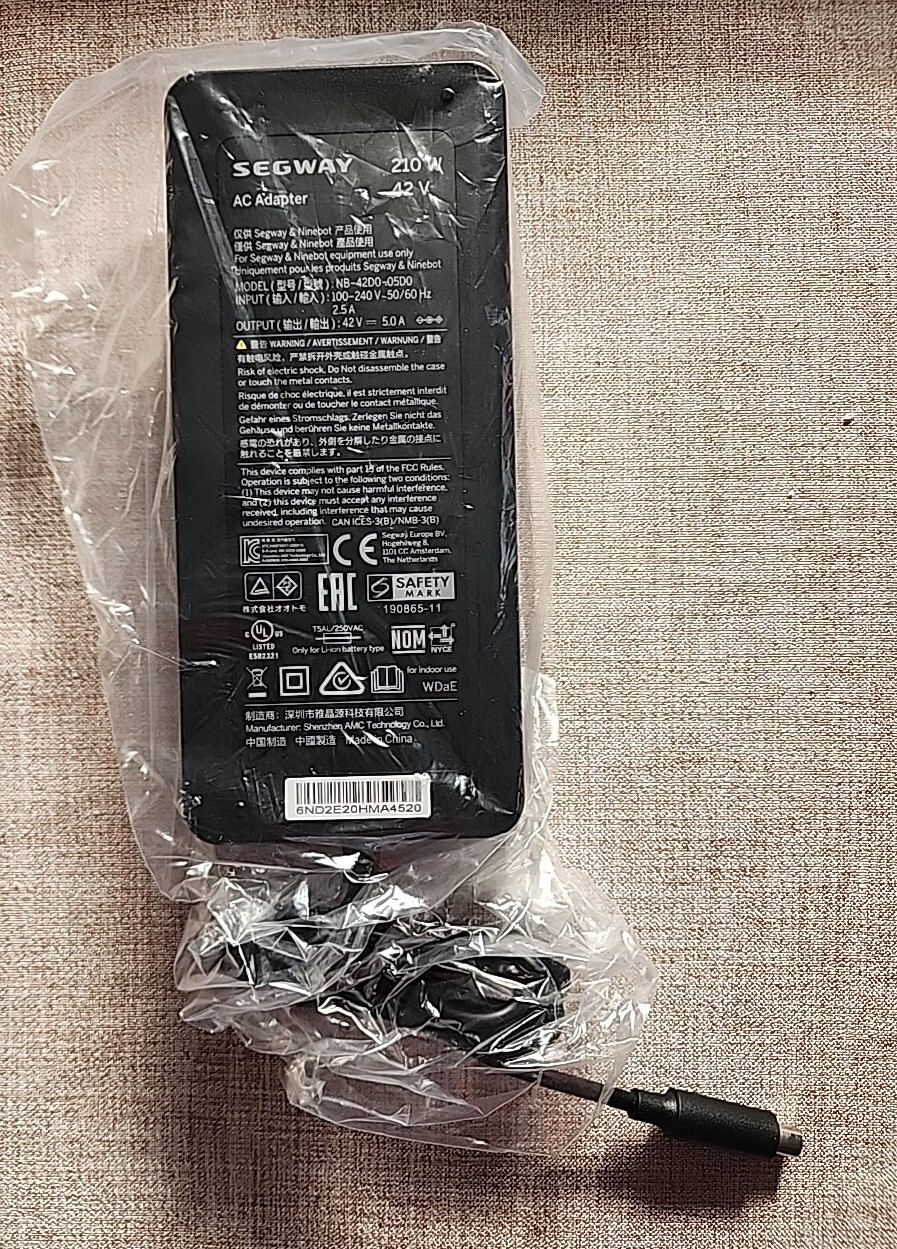 Segway Ninebot AC Adapter 210w 42v NB-42D0-05D0 Charger/w Power Cord ...